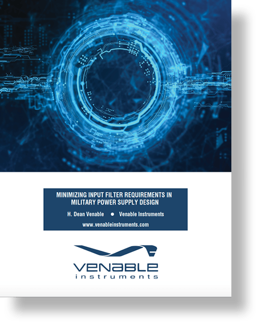 Minimizing Input Filter Requirements in Military Power Supply Design